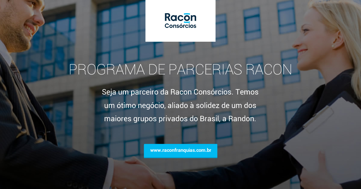 Sobre a Racon. Escolha a melhor franquia para investir.
